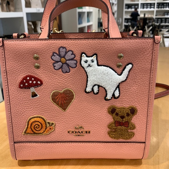 Coach | Bags | Nwt Coach Dempsey Leather Tote 22 With Creature Patches ...
